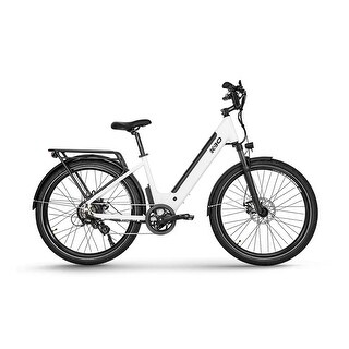 KBO Breeze Step Thru E-Bike: 500W, 48V 16Ah Battery, 55MI Range, 300LBS Payload, 27.5"x2.4 ...